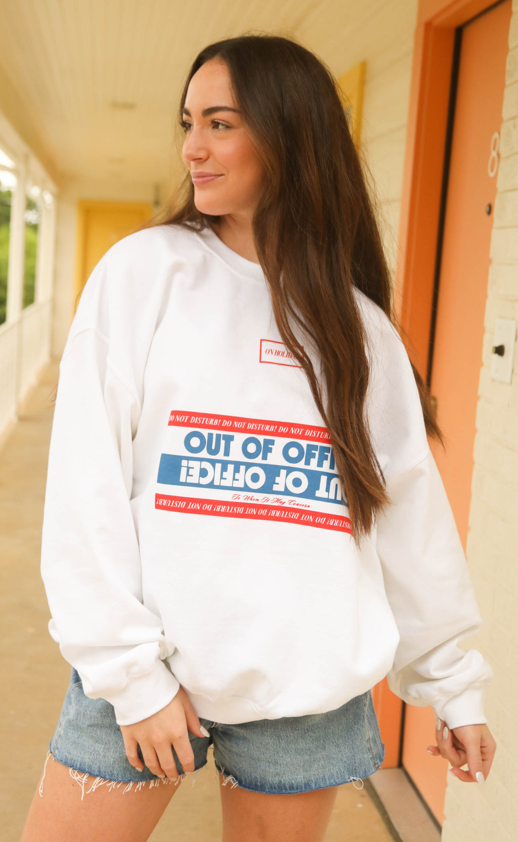 friday + saturday: out of office sweatshirt – Riffraff